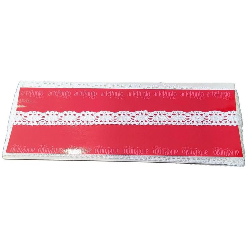 RENDA 100% ALGODÃO COR BRANCA (LARGURA 1,6cm) - Artepunto - Renda ...
