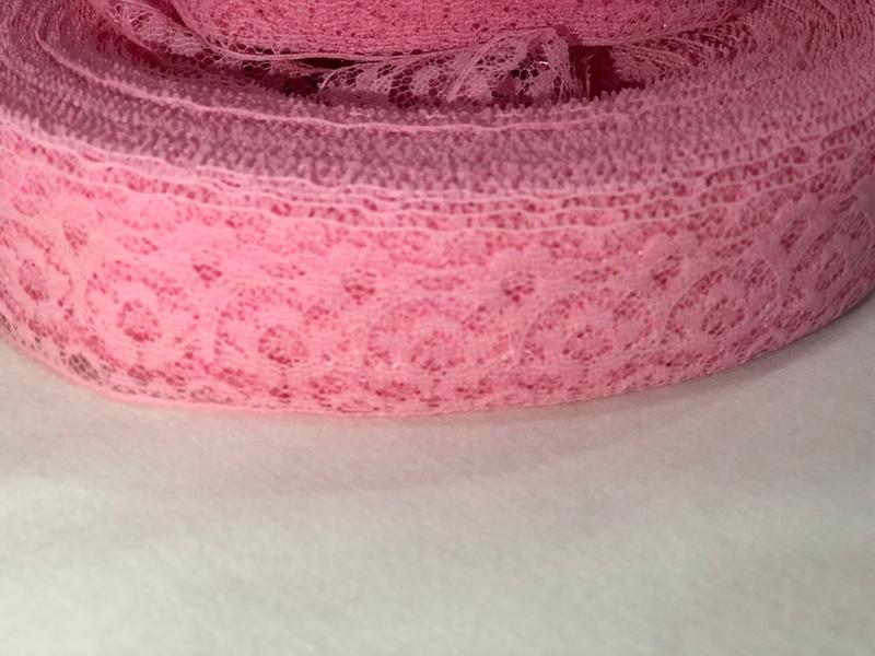 Renda rígida 100% poliamida - 100 metros - cores variadas - RENDASI ...