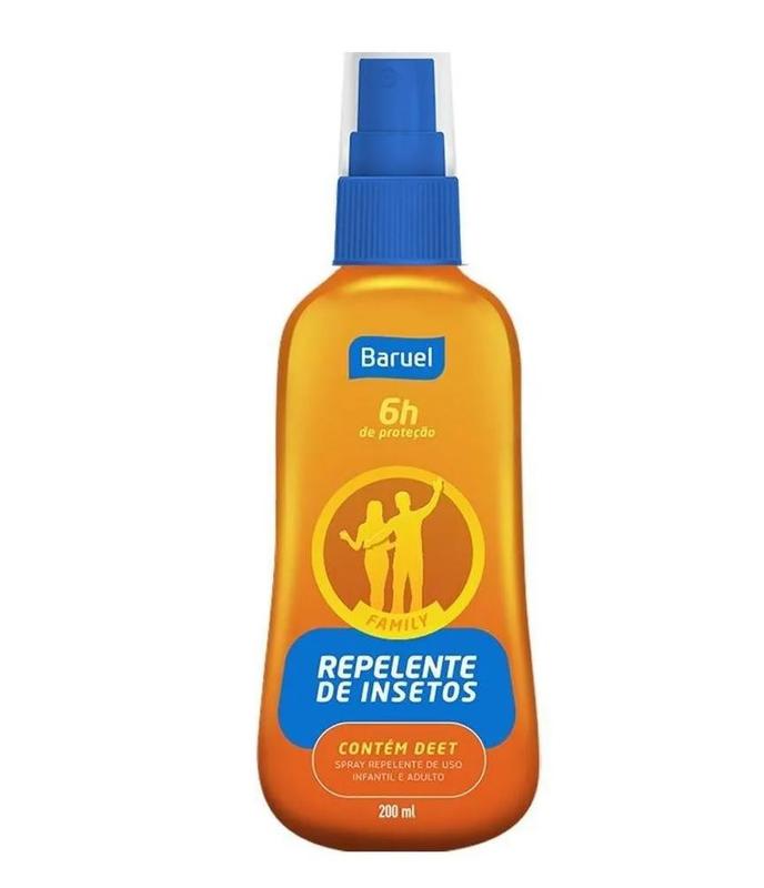 REPELENTE Spray FAMILY BARUEL 200ML COM DEET - INFANTIL E ADULTO ...