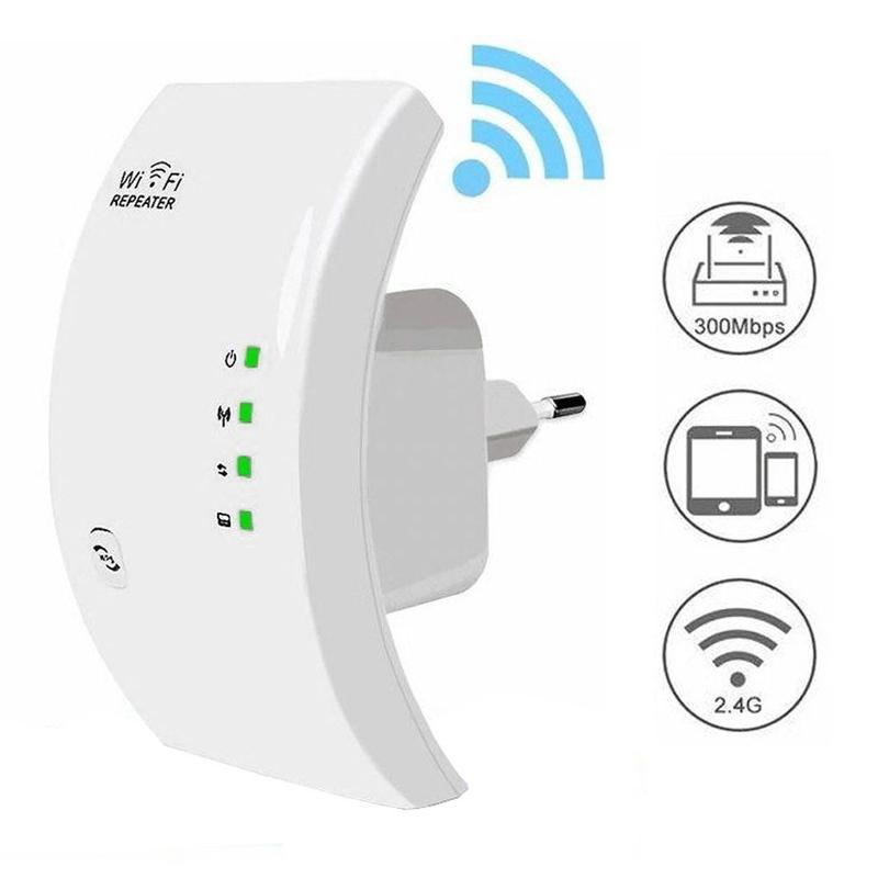 Repetidor de sinal de internet wireless tomada wifi repeater 300mbps ...