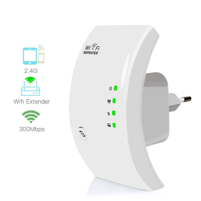 Repetidor de Sinal Wireless WiFi Repeater - 300Mbps - Repetidor de ...