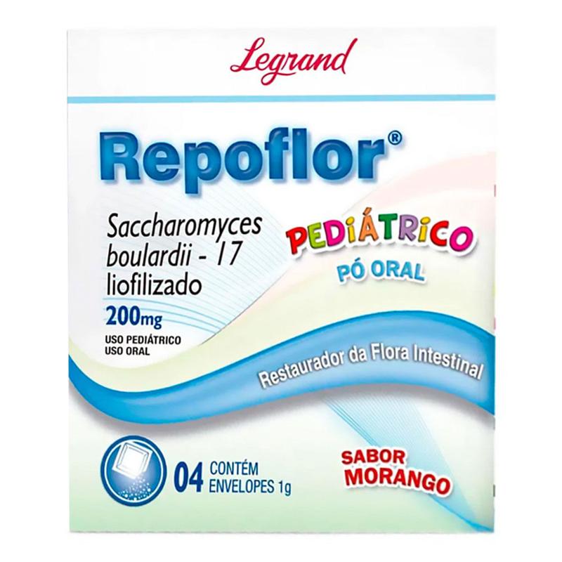 Repositor de Flora Intestinal Infantil REPOFLOR Pó c/4 Sachê - LEGRAND ...