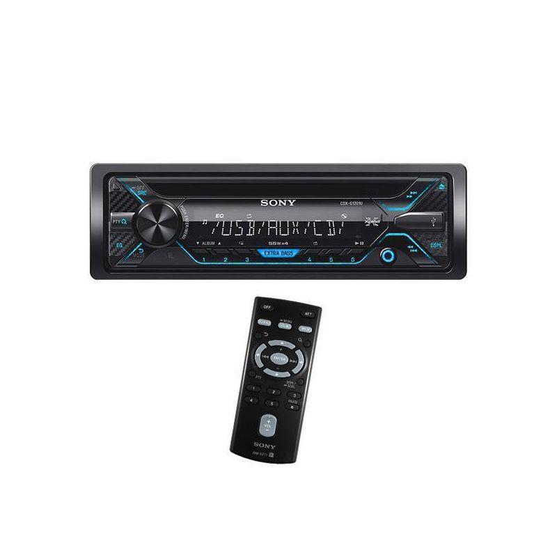 Reprodutor De Cd Automotivo Sony Cdx G1201U 4 55 Watts Com Usb E ...