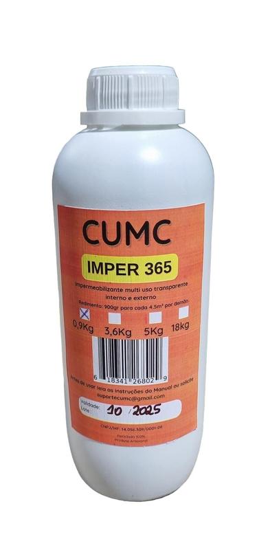 Resina Imper 365 Multiuso Incolo 900mL Pedra Parede Telhado- CUMC - Impermeabilizante - Magazine ...