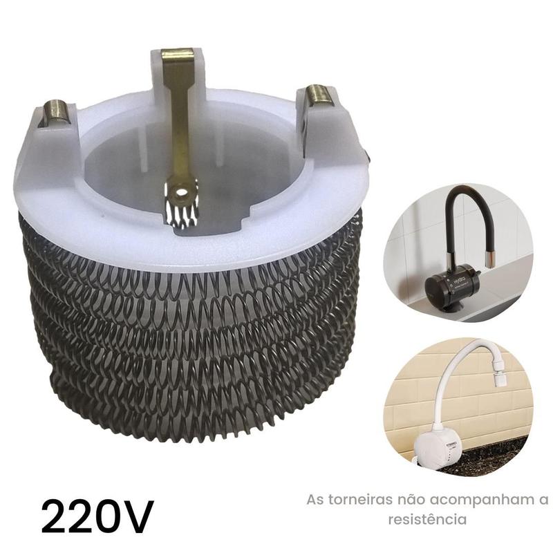 Resistência Hydra Torneira Hydralar 4T 5500W 220V - Resistências Elétricas - Magazine Luiza