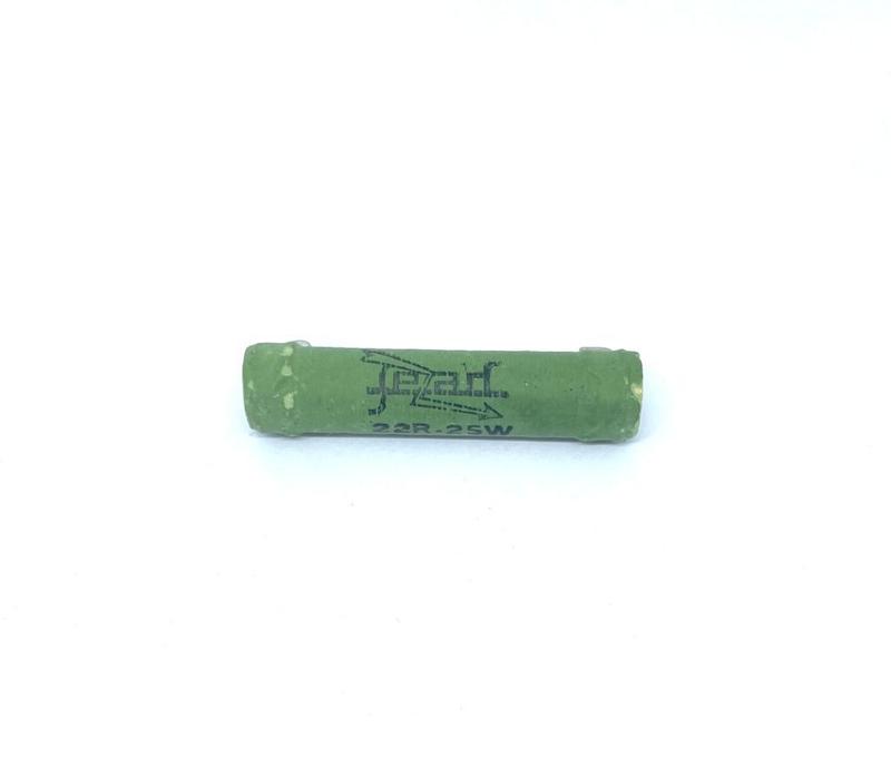 Resistor fixo tubular 22r 25w 10% radial 15x66mm fead - Lâmpada ...