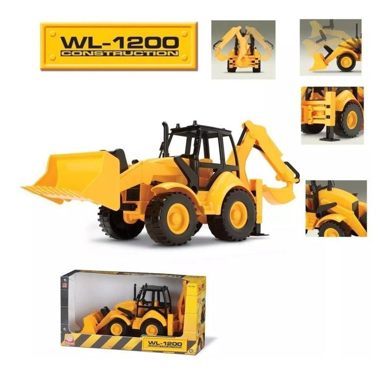 Retroescavadeira articulada WL1200 Construction 6810 Silmar - Trator de ...