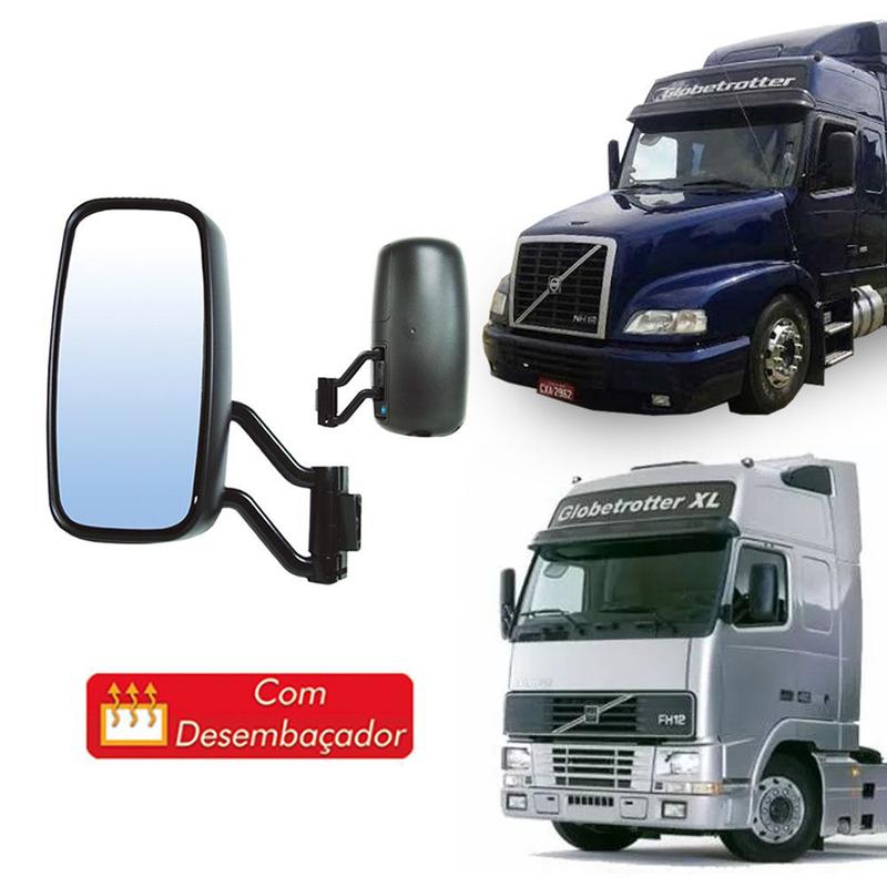 Retrovisor Completo Volvo FH/NH até 2009 Lado Esquerdo - Globo ...