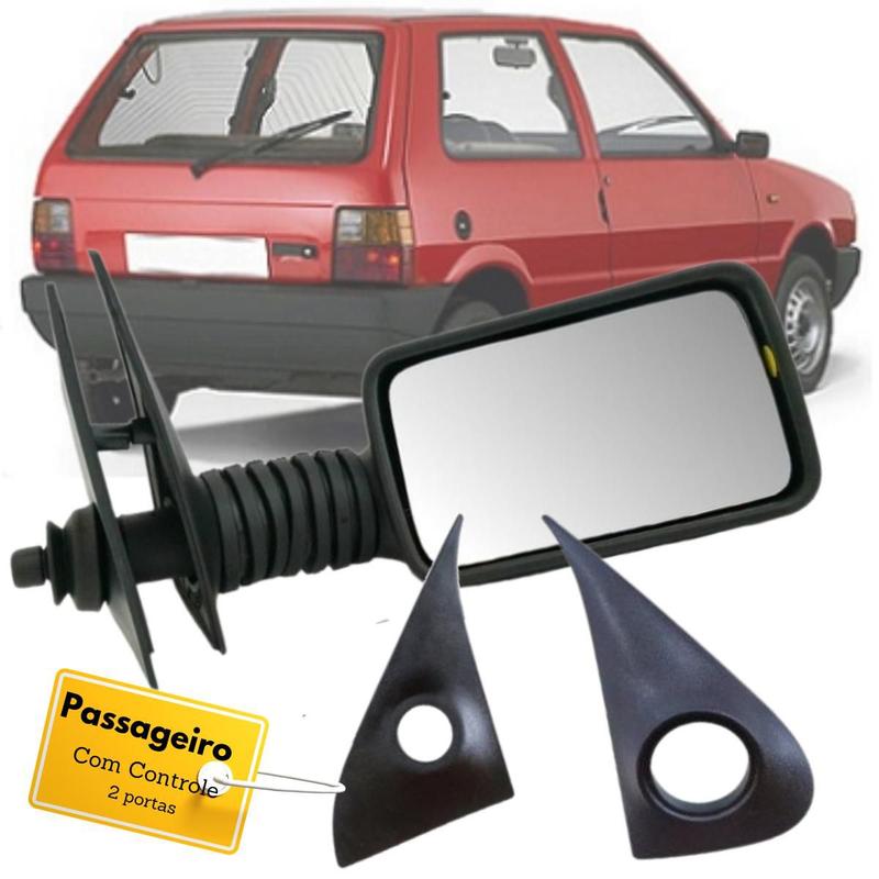 Retrovisor Direito (passageiro) Fiat Uno Ep Sx Young Smart 92 93 94 95 ...