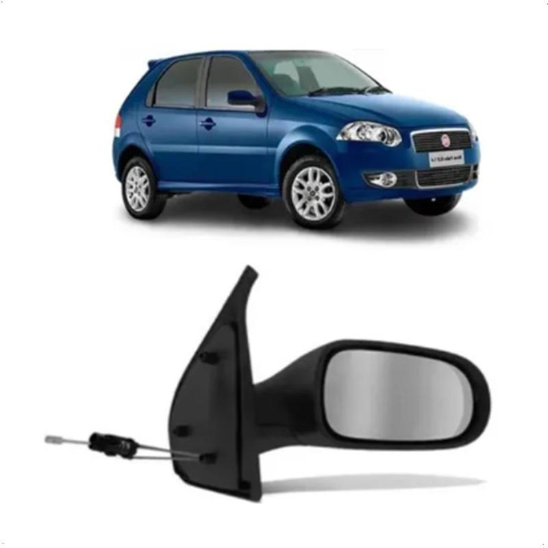 Retrovisor fiat palio/siena/strada/week 4portas 2008 em diante lado direito com controle ...