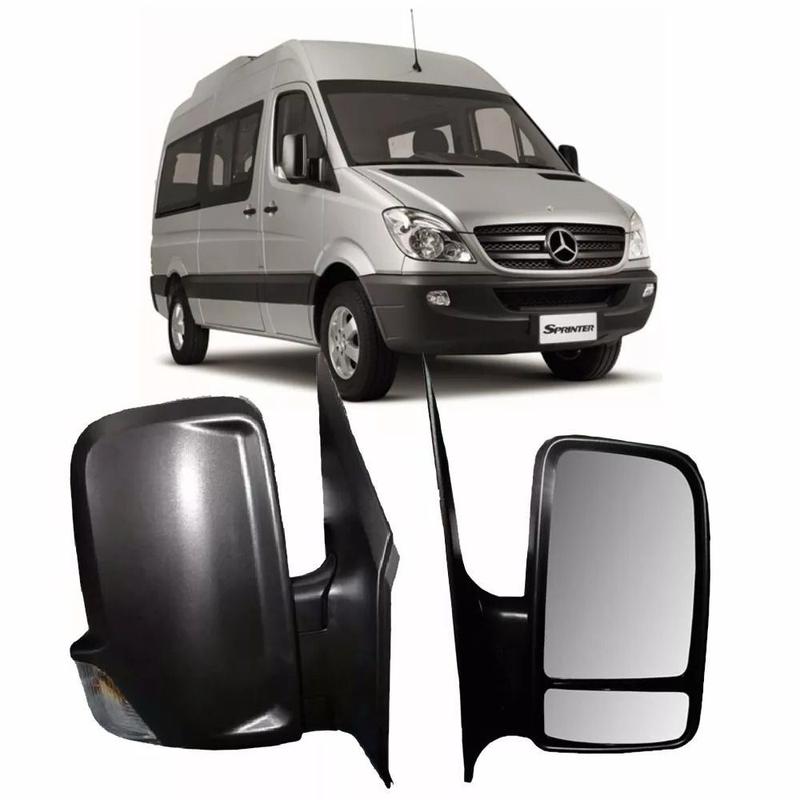 Retrovisor Sprinter 2013 Lado Direito Braço Curto C/ Seta - Ponto Certo ...