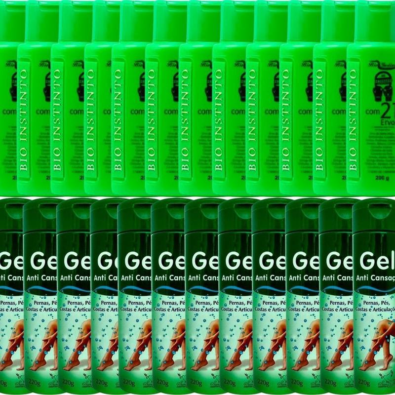 Revenda Atacado 12 Gel Detonador com 21 Ervas + 12 Gel Anti Cansaço ...