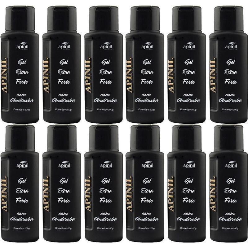 Revenda Atacado 12 Gel Extra Forte Com Andiroba 200g Apinil ...
