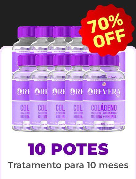 Revera caps 60 caps potes 10 - Colágeno - Magazine Luiza