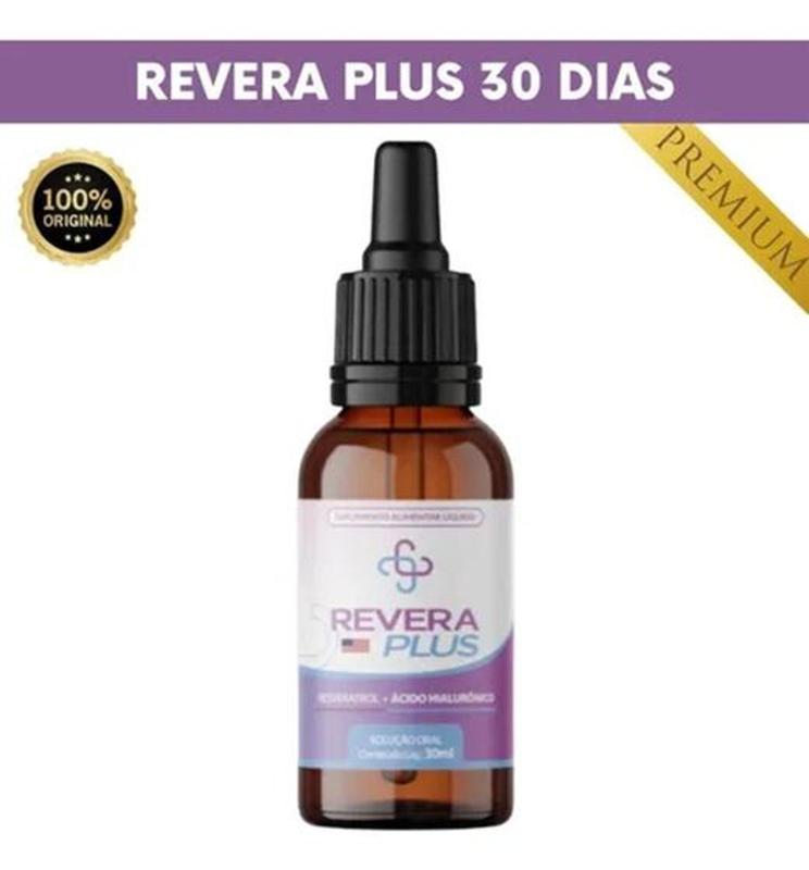 Revera Plus Resveratrol Suplemento Do Rejuvenescimento 30ml - No Magalu ...