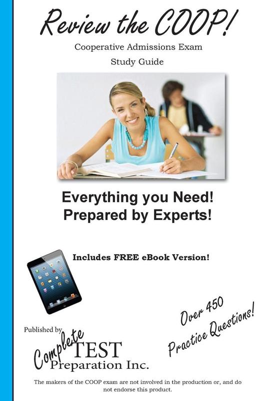 Review the COOP! Cooperative Admissions Exam Study Guide and Practice ...