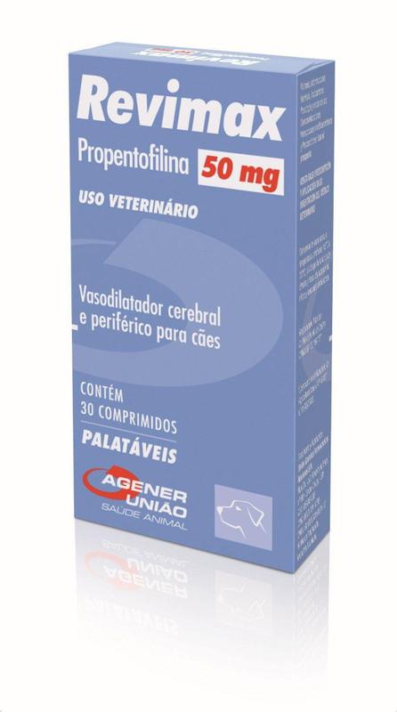 Revimax 50mg Agener União 30 Comprimidos - Farmácia Pet - Magazine Luiza