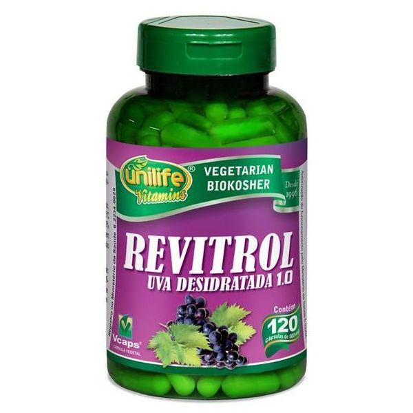 Revitrol (Uva Desidratada) - 120 Cápsulas - Unilife - Fitoterápicos e ...