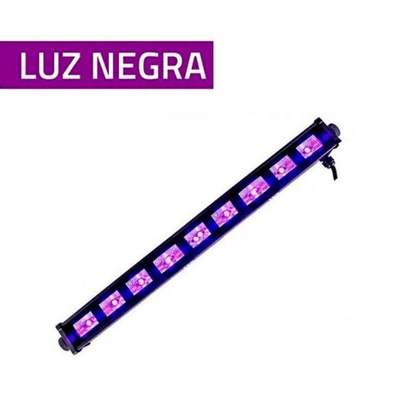 Ribalta Luz Negra Show Dj Efeito Neon Uv Barra 9 Led Lkuv9 - Luatek ...