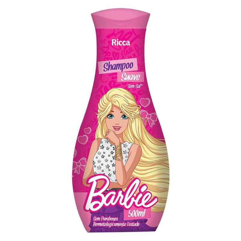 Ricca Barbie Shampoo Suave - Shampoo Infantil - Magazine Luiza