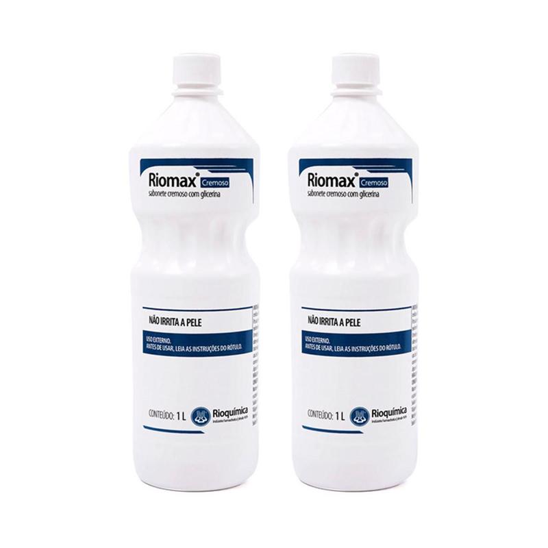 Riomax sabonete cremoso 1l kit c/2 - Rioquimica - Sabonete - Magazine Luiza