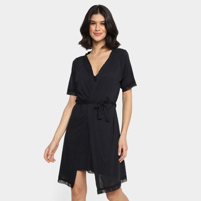 Robe Trifil Liso Feminino - Roupão e Robe Feminino - Magazine Luiza