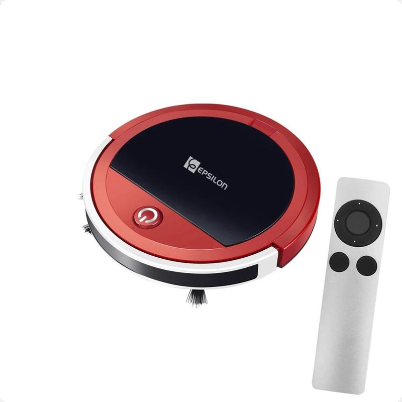 Robô Aspirador E Passa Pano Epsilon Fast Clean Pro 3 Em 1 Eps-963 Vermelho E Preto 127v/220v ...