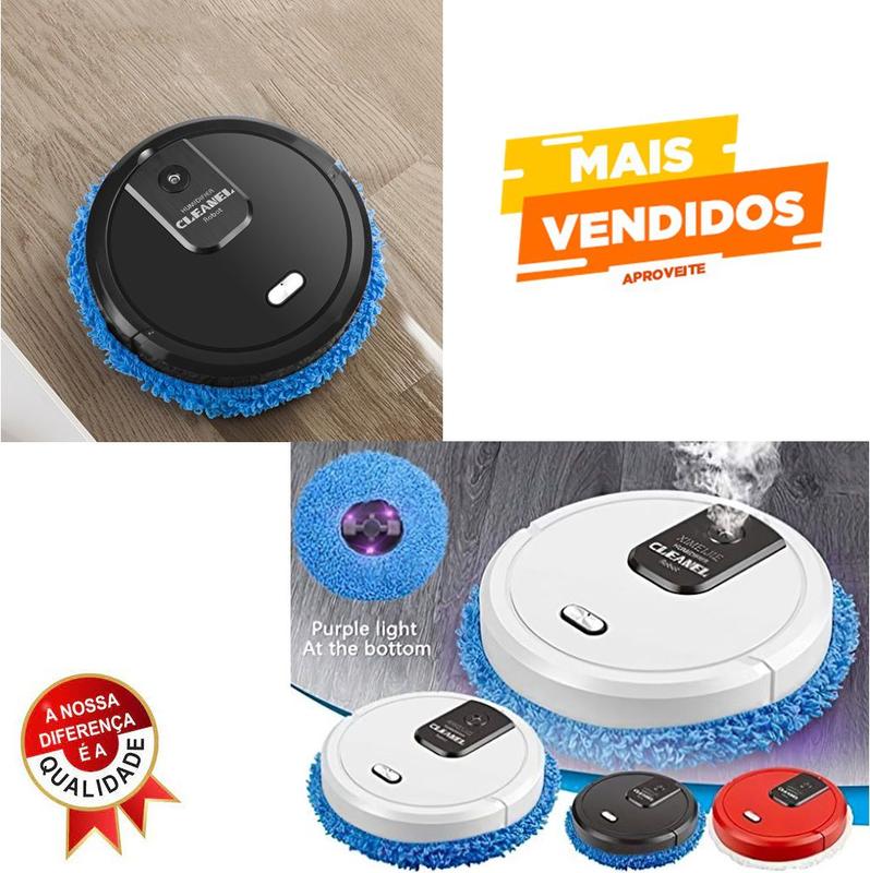 Robô automatico varredura chão seco e molhado recarregável - Online ...