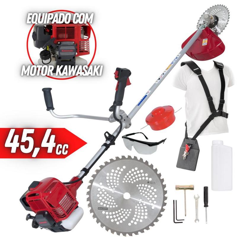 Roçadeira Profissional Nakashi L450K 45,4CC Com Lâmina Circular Para ...
