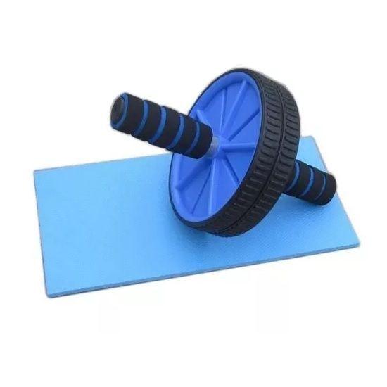 RODA ABDOMINAL Academia Ginastica Fitness Ab Wheel Exercicios ...