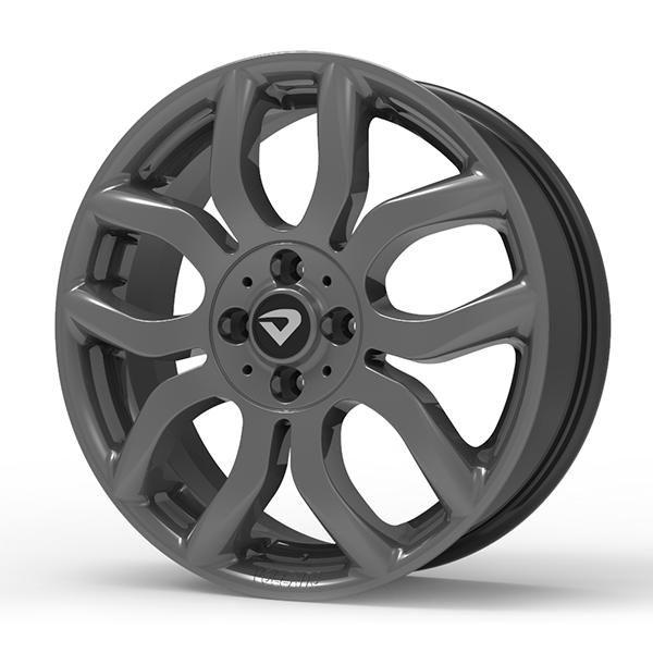 Roda Aro 17 Tala 6 Volcano LONDON 4 Furos PCD 100 - Rodas para Carro ...