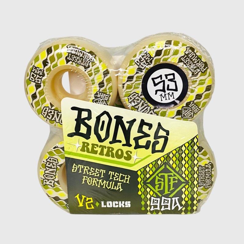 Roda Bones Retros V2 Locks 53 mm Street Tech Formula 99A - Rodas de ...