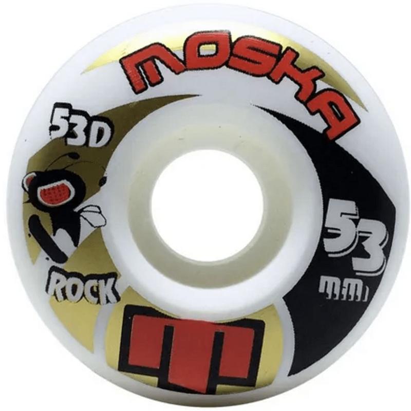 Roda De Skate Moska 53mm Rock White - Rodas de Skate - Magazine Luiza