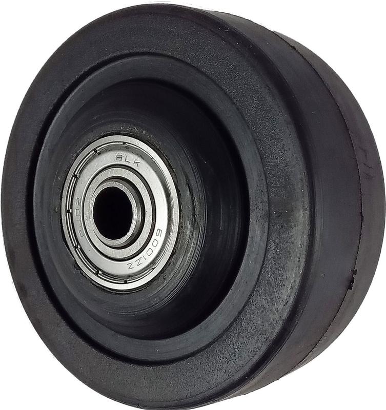 Roda em Borracha Maciça 312 (3' Pol) Rol. Esferaf 12mm - BM312E12 ...