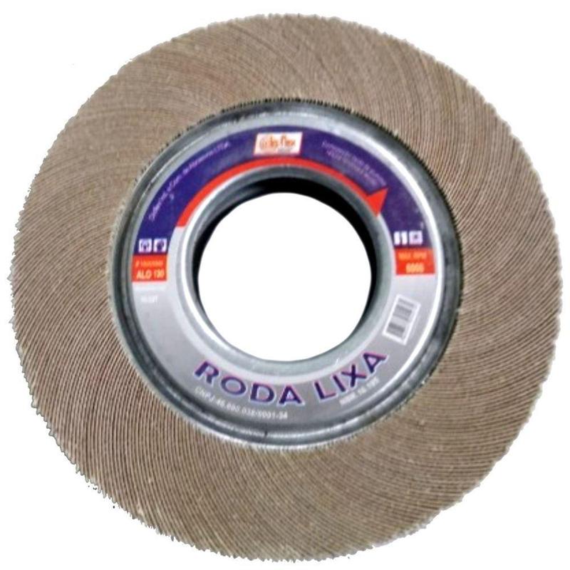 Roda Lixa Polikontour 150 x 50 mm - DISFLEX - Roda de Lixa - Magazine Luiza