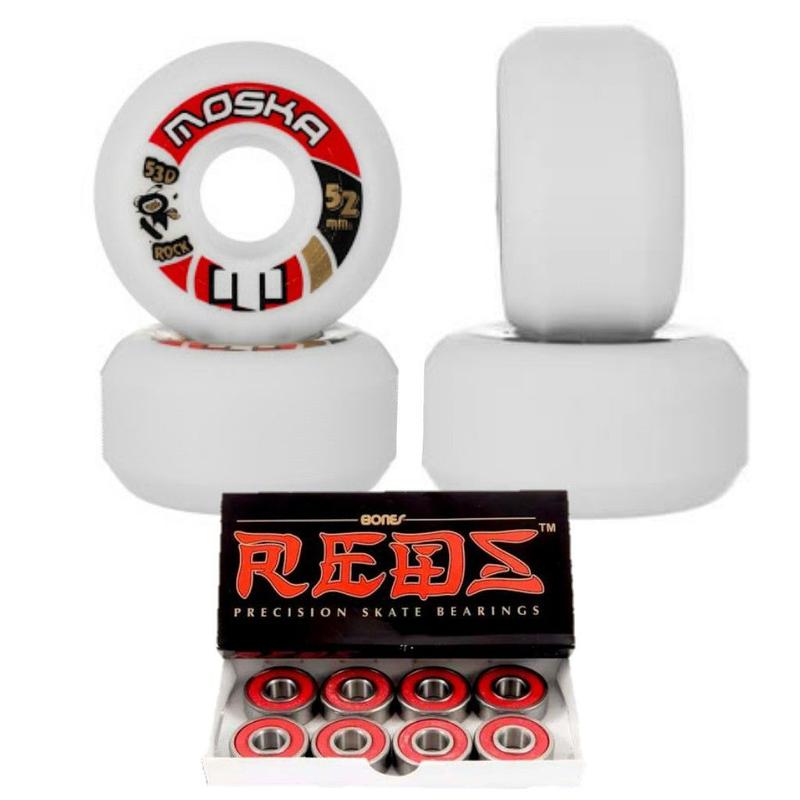 Roda Skate Moska 52mm 53d Skate Street e Redbones - Rodas de Skate ...