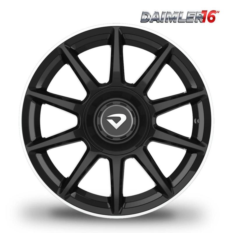 Roda Volcano Daimler Aro 16" Tala 7" 4x100/4x114,3 - Rodas para Carro ...