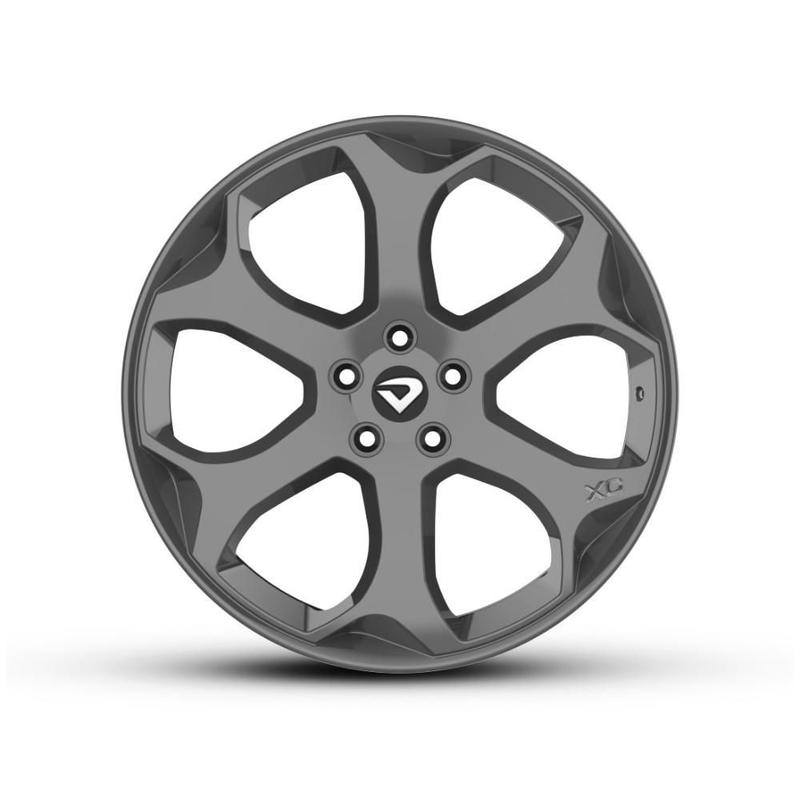 Roda Volcano VIENNA Aro 18" tala 6" Grafite Fosco 4x100mm - Volcano ...