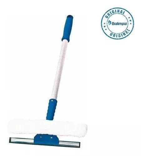 Rodo combinado limpeza de vidro 35 cm com cabo - bralimpia - Rodo ...