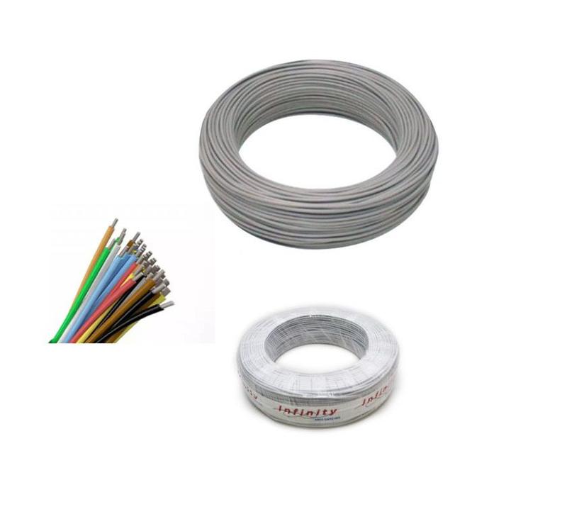 Rolo 5m Cabo Fio CCI ALC 40x10 Pares 0,40mm 20 Vias P/ Interfone Alarme ...