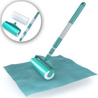 Rolo Com Cabo Extensível Para Remover Pelos Adesivo Lavável Flash ...