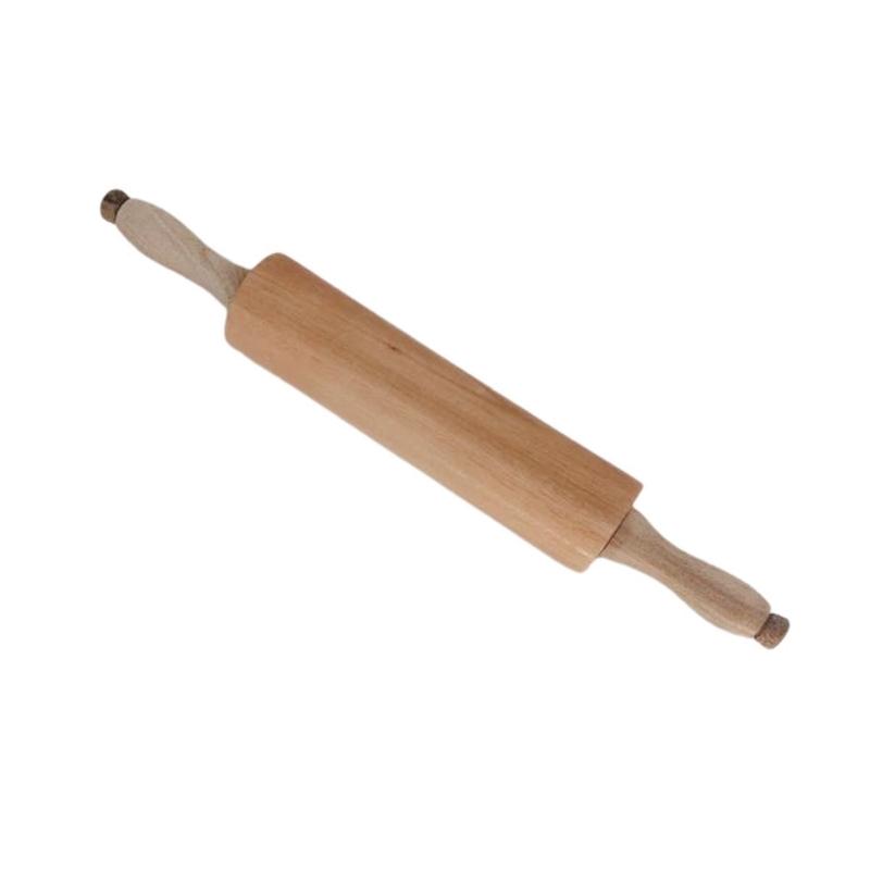 Rolo de Madeira Móvel 43Cm Para Massas - Brasa Store - Rolo de Massa ...