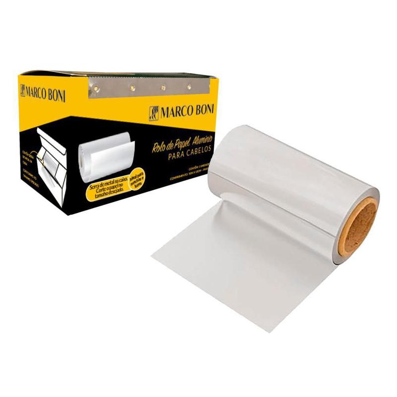 Rolo De Papel Aluminio Mechas Reflexos Serrilha Marco Boni - Papel ...