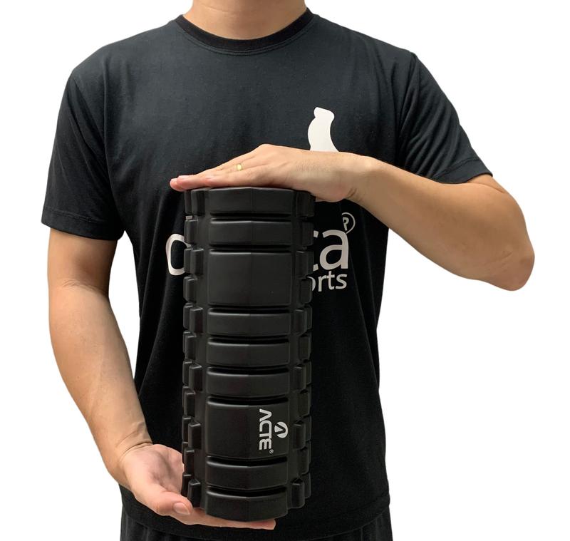 Rolo Liberação Miofascial e Massagem 34cm T141 Acte Rigido Preto ...