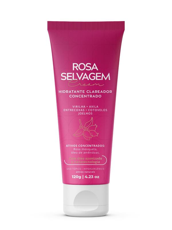 Rosa selvagem creme hidratante clareador concentrado 120g (vencimento ...