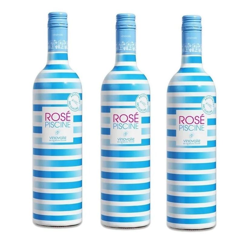 Rosé Piscine 03 Unidades - Francês 750ml - Original - Bebidas ...