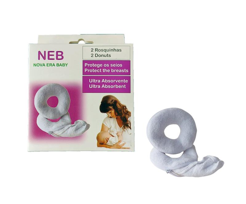 Rosquinha Protetor de seios amamentação Branco NEB Nova Era Baby ...