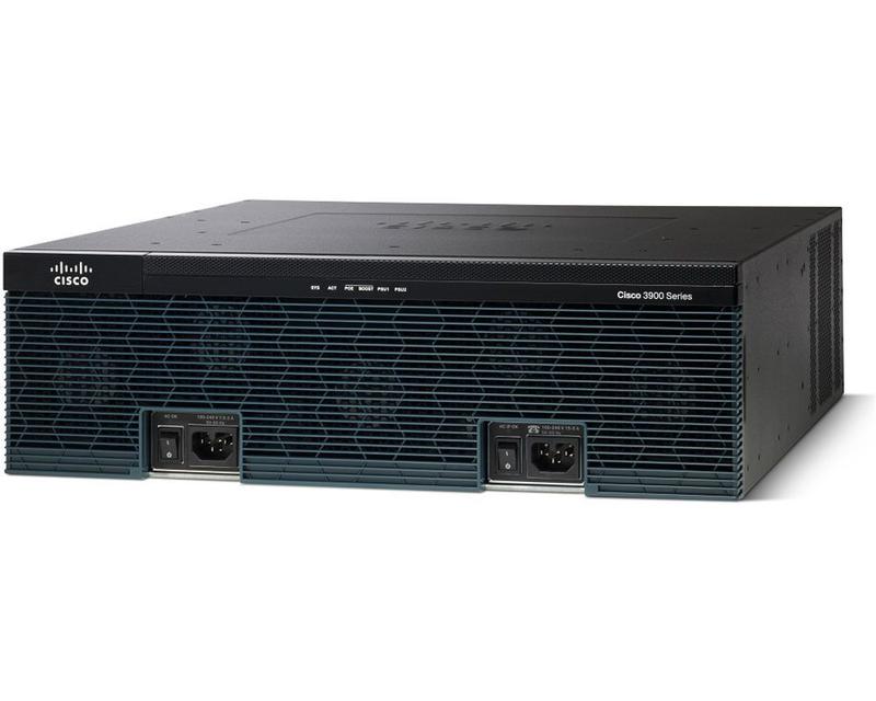 Roteador Cisco ISR 3900 (CISCO3945E/K9) 3945 W/SPE250 4GE 3EHWIC 3DSP ...