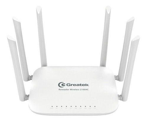 Roteador Greatek Gigabit 5 Portas, Ipv6, 2100mbps, 6 Antenas ...