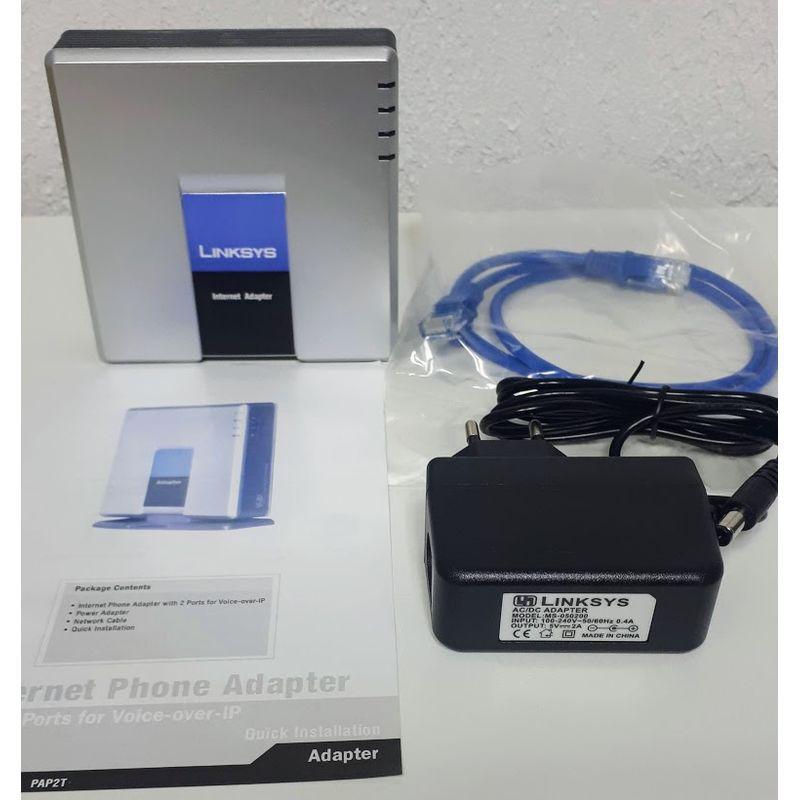 Roteador Linksys Ata Pap2T Na 2 Portas Voip - Vila Brasil - Base ...
